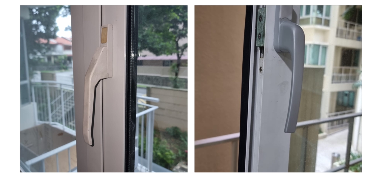 Replace Window Handle At Kovan Melody - PS Handyman Singapore